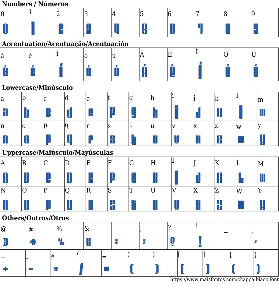 Chappa Black: Baixar Fonte Grátis | MaisFontes