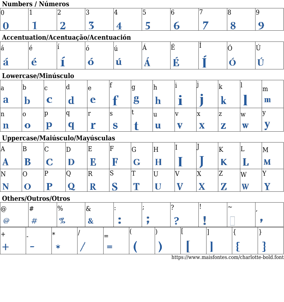 Charlotte Bold: Download Free Font | MaisFontes