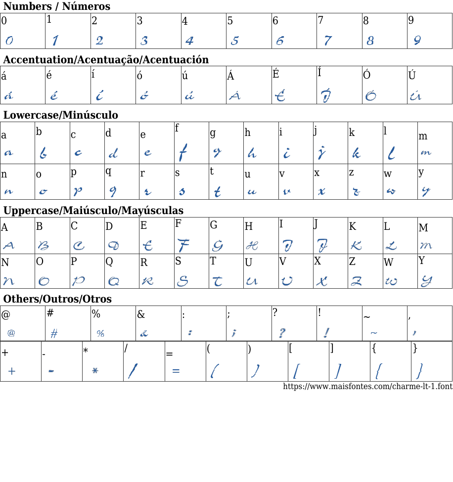 Charme LT: Free Font Download | MaisFontes