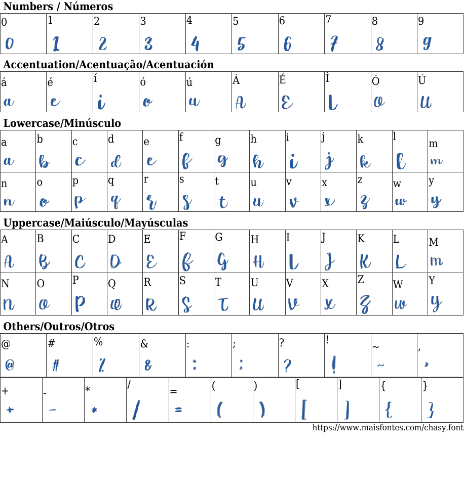 Chasy: Free Font Download | MaisFontes