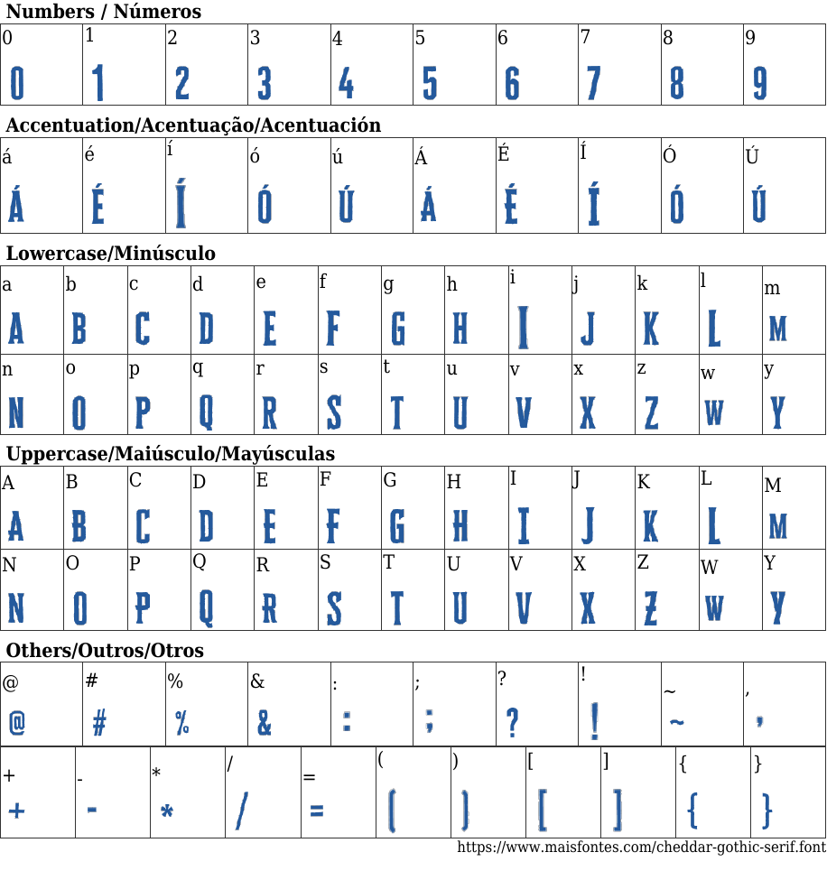 Cheddar Gothic Serif: Download Free Font | MaisFontes