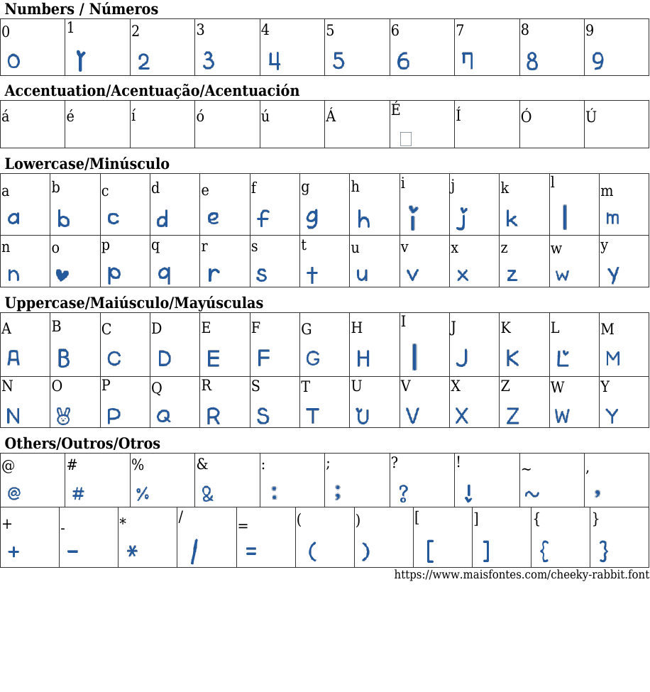 Cheeky Rabbit Font: Free Download | MaisFontes