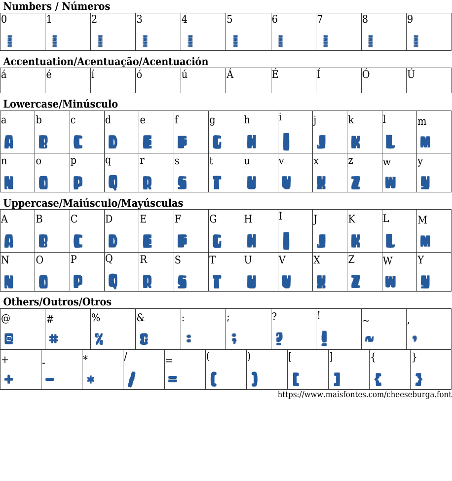 CHEESEBURGA: Baixar Fonte Grátis | MaisFontes