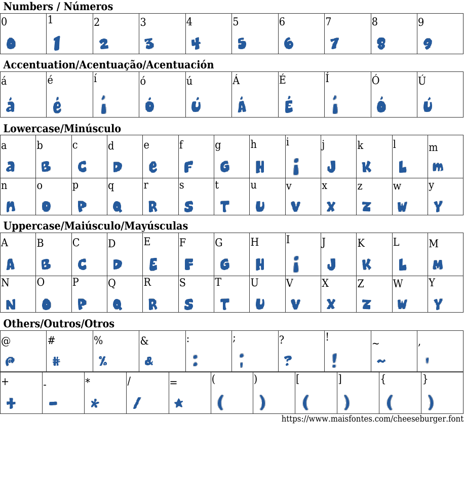 Cheeseburger Font: Free Download | MaisFontes