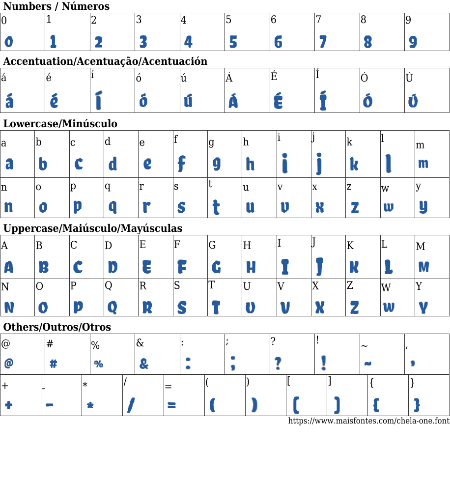 Chela One: Free Font Download | MaisFontes