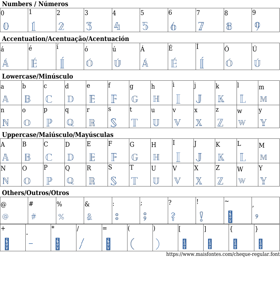 Cheque Regular: Free Font Download | MaisFontes