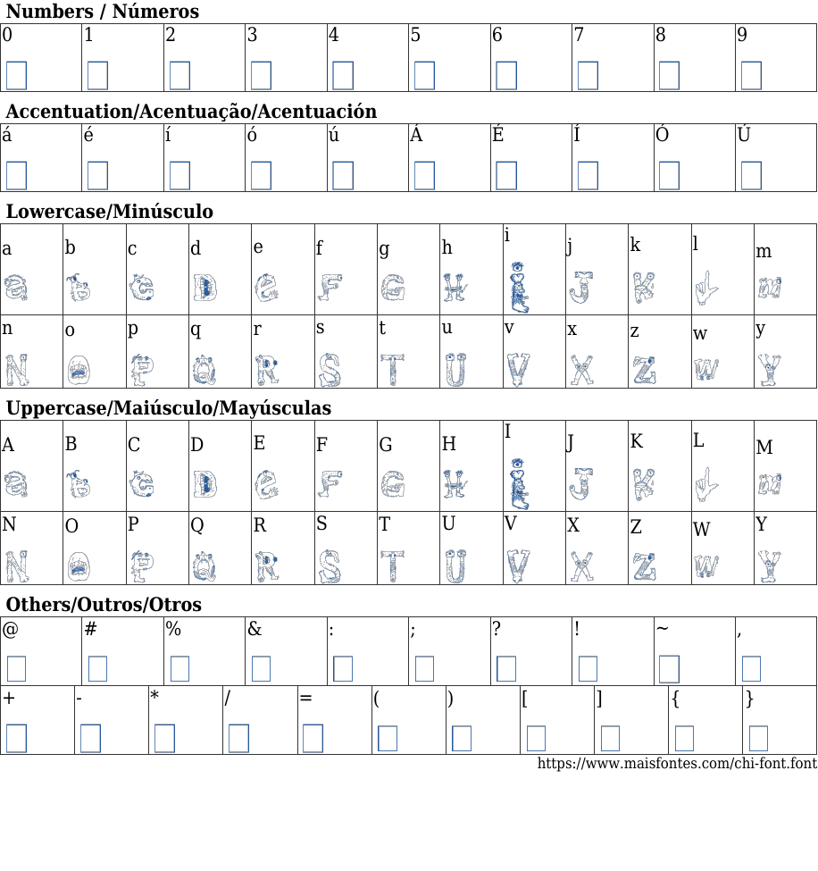 Chi: Baixar Fonte Grátis | MaisFontes