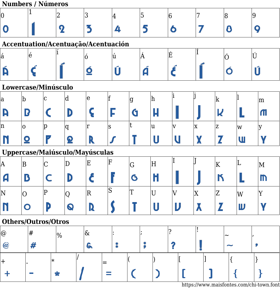 Chi Town: Free Font Download | MaisFontes
