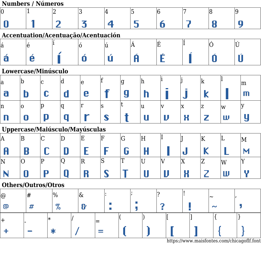 Chicago FLF: Baixar Fonte Grátis | MaisFontes