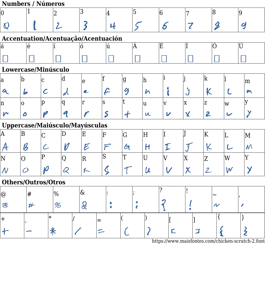 Chicken Scratch Larger: Free Font Download | MaisFontes