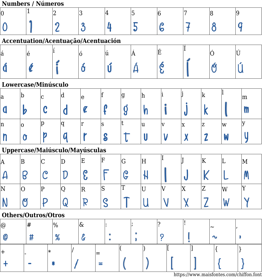 Chiffon: Free Font Download | MaisFontes