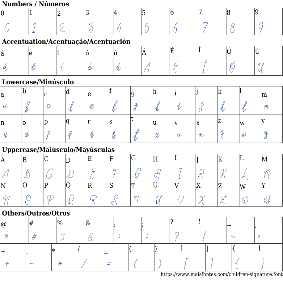 Children Signature: Baixar Fonte Grátis | MaisFontes