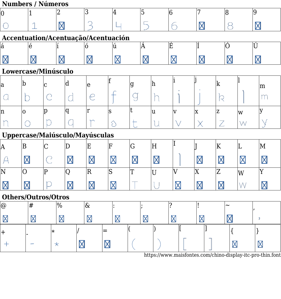Chino Display Pro Thin: Free Font Download | MaisFontes