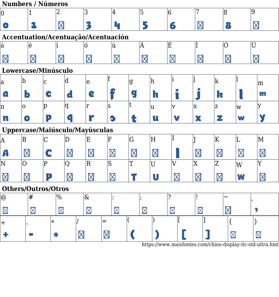 Chino Display Std Ultra: Free Font Download | MaisFontes