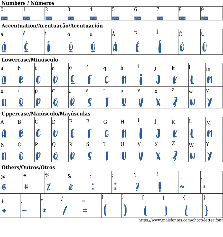 Choco Letter: Baixar Fonte Grátis | MaisFontes