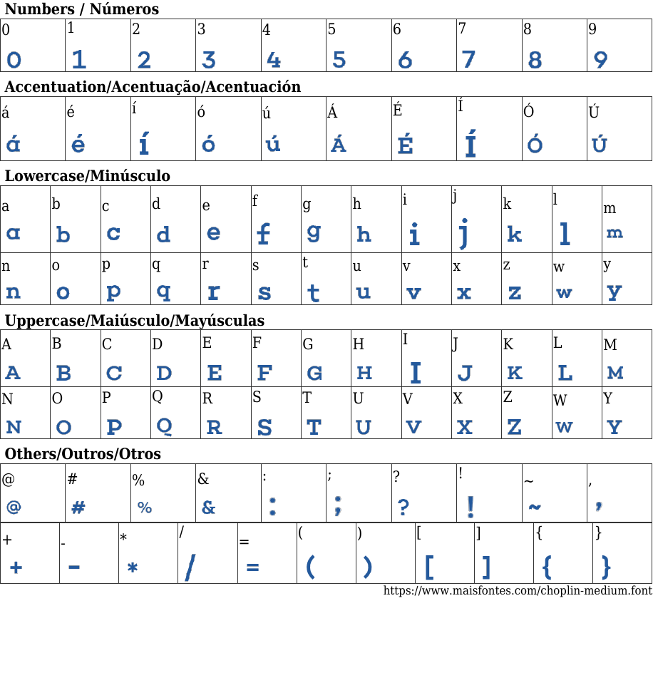 Choplin Medium: Baixar Fonte Grátis | MaisFontes