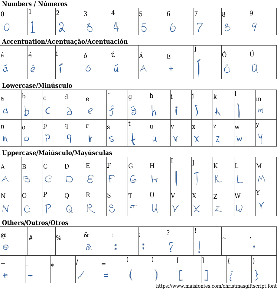 Christmas Gift Script: Free Font Download | MaisFontes