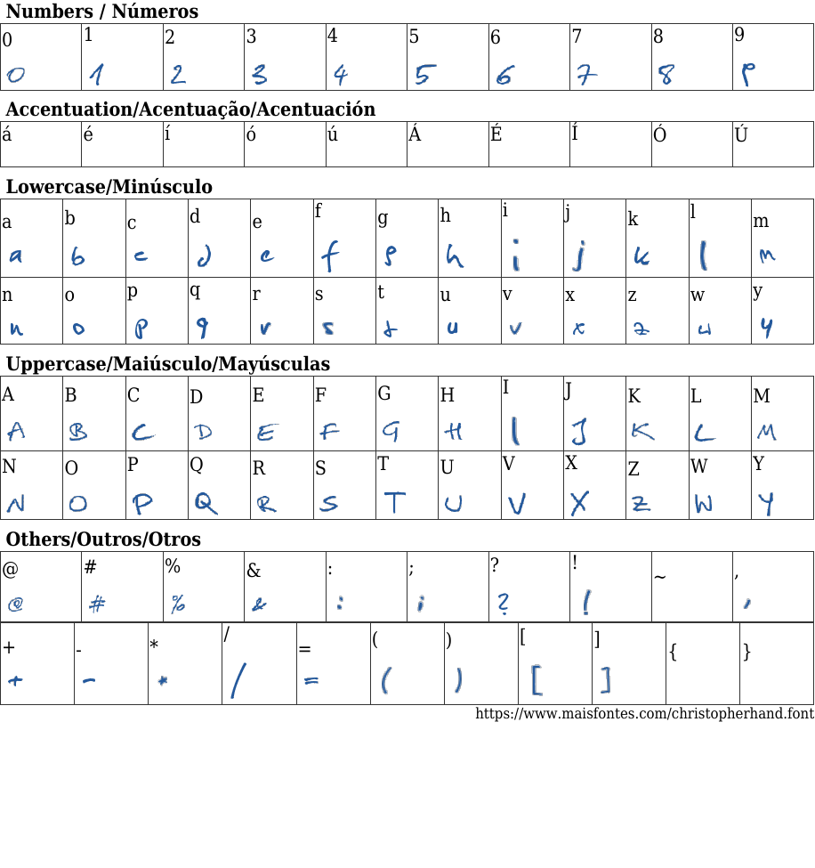 Christopher Hand Font: Free Download | MaisFontes