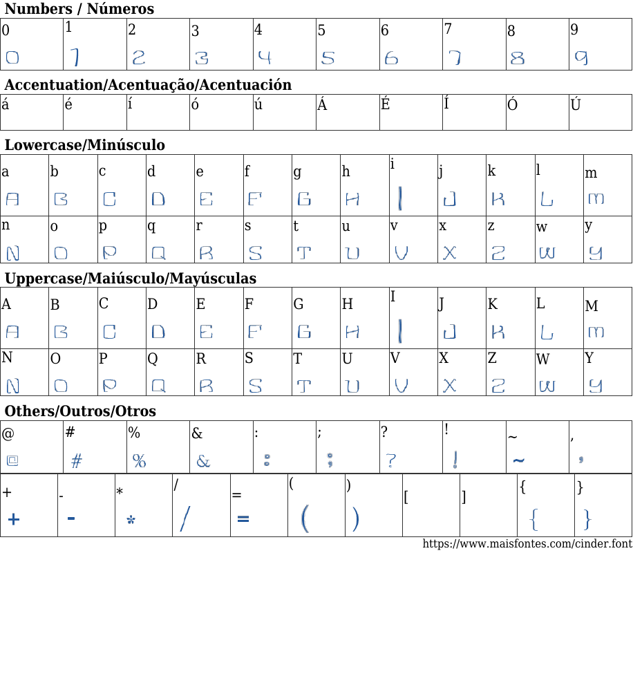 Cinder: Free Font Download | MaisFontes
