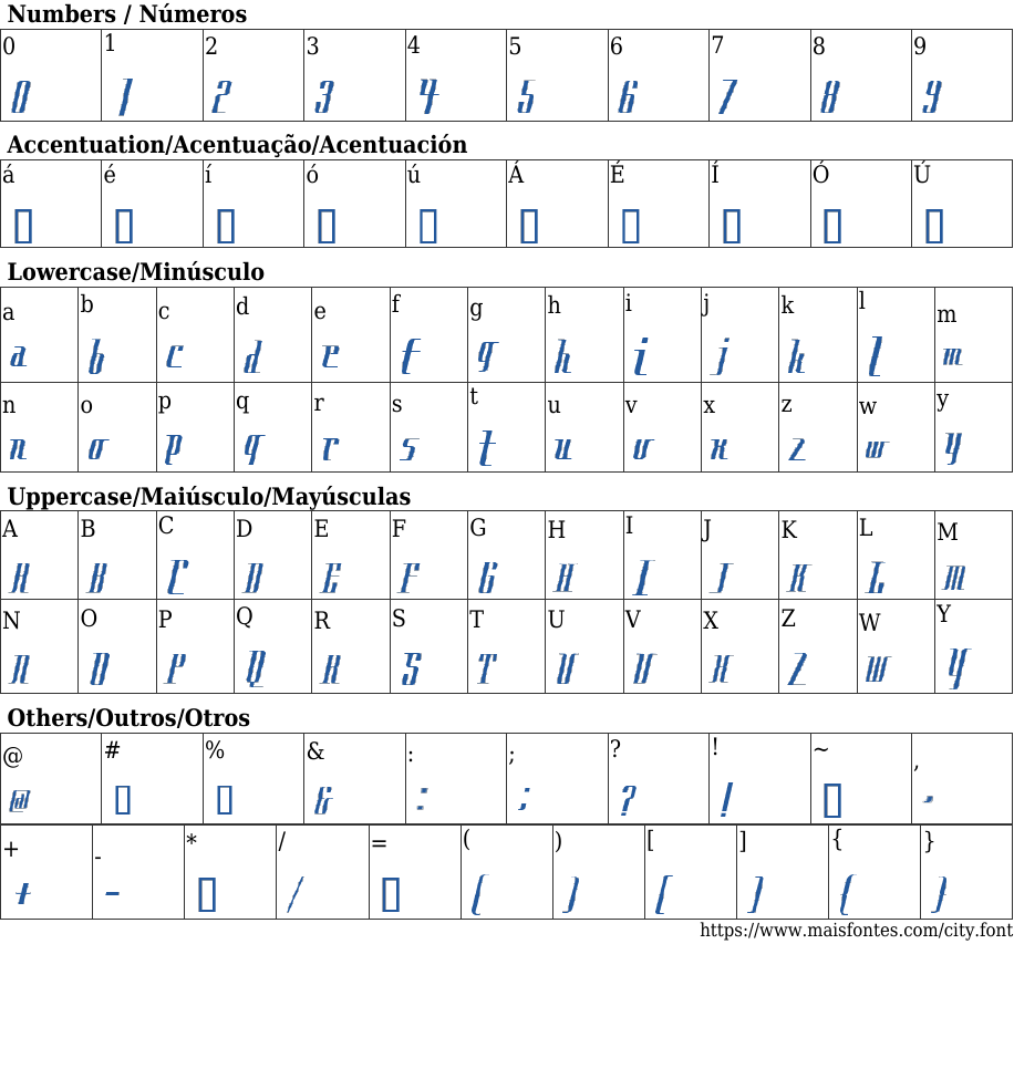 City: Free Font Download | MaisFontes