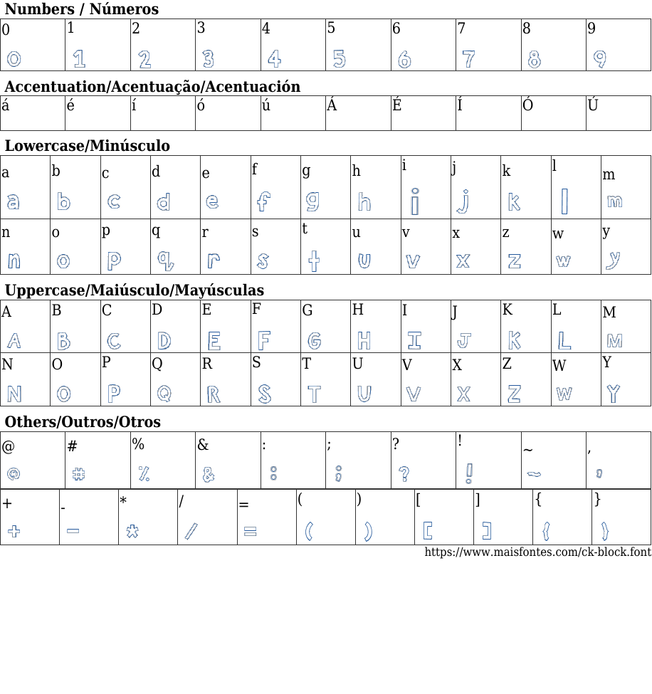 CK Block: Free Font Download | MaisFontes