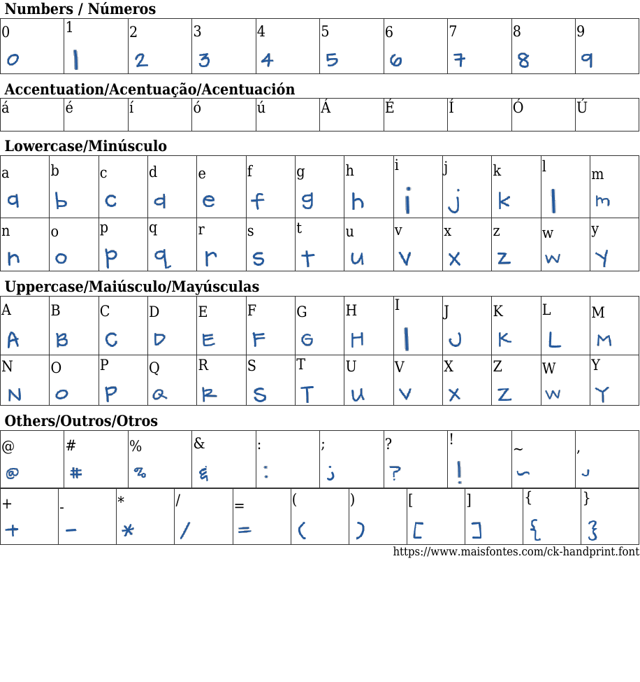 CK Handprint: Free Font Download | MaisFontes