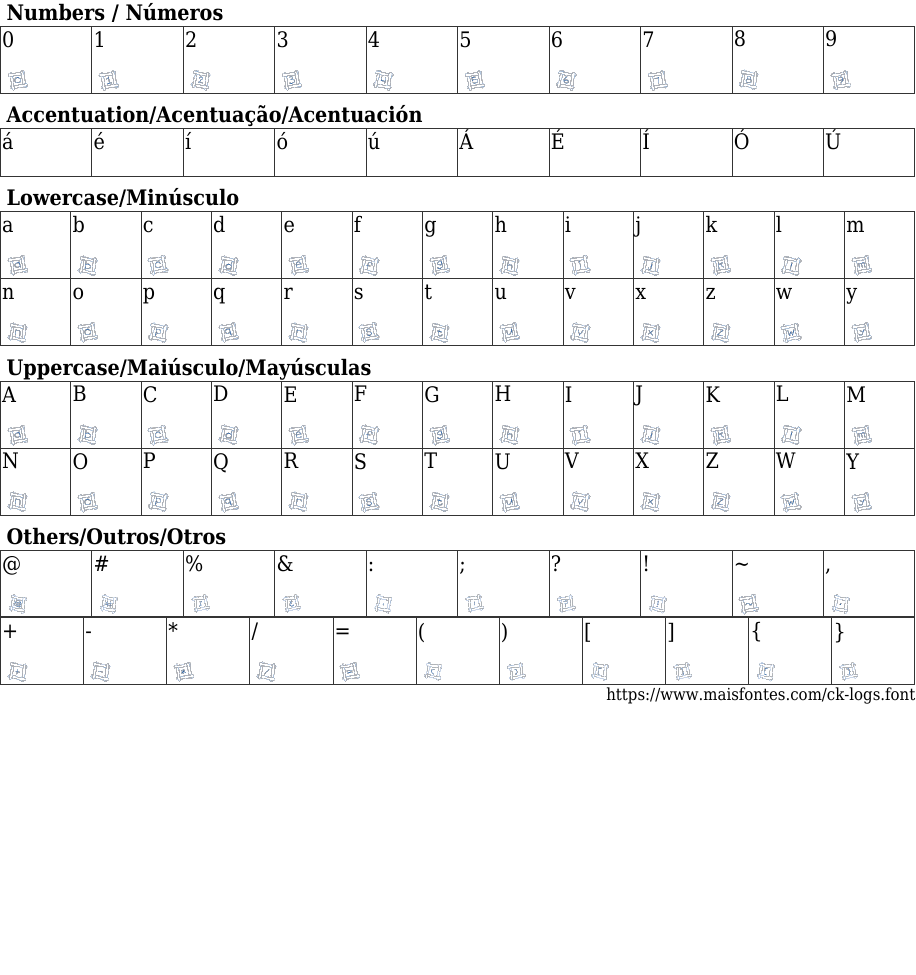 CK Logs: Baixar Fonte Grátis | MaisFontes
