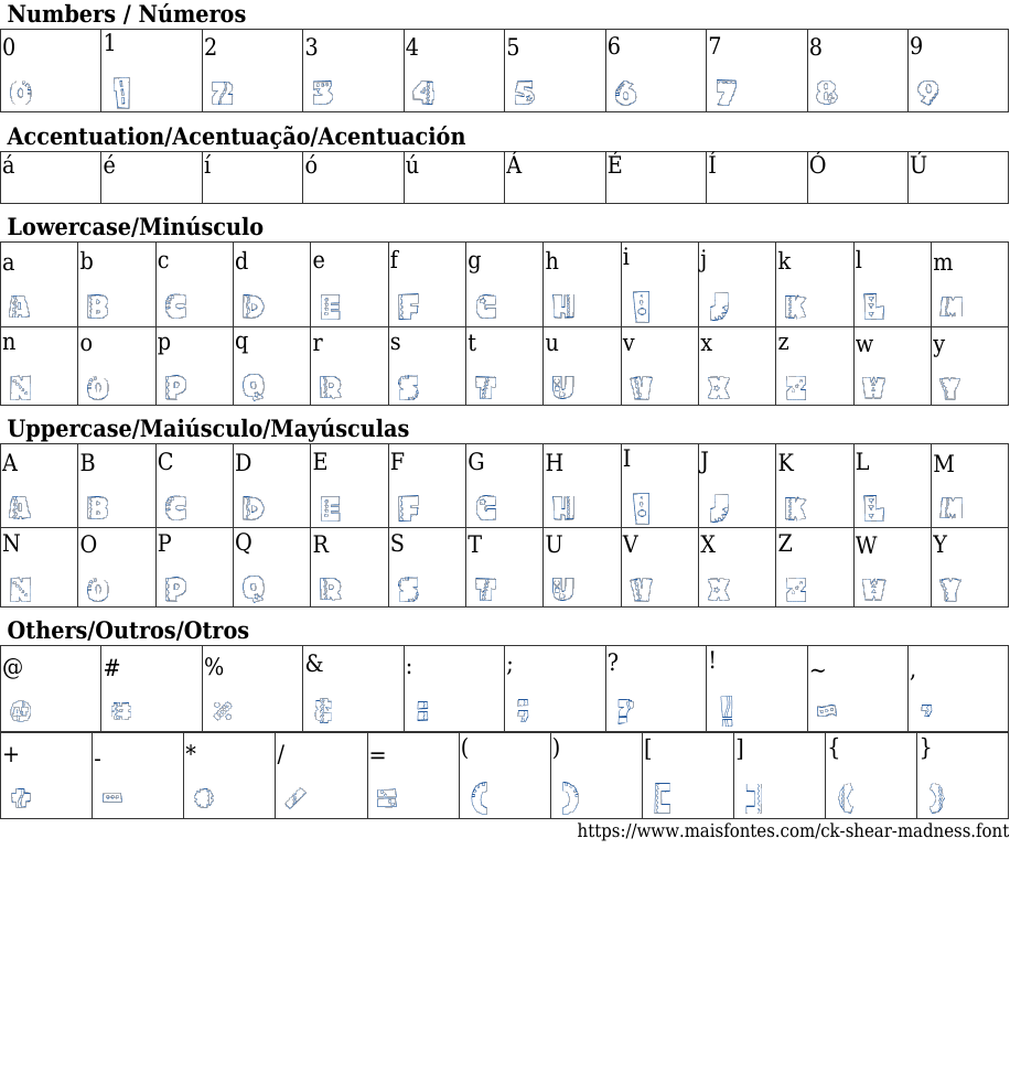 CK Shear Madness: Free Font Download | MaisFontes