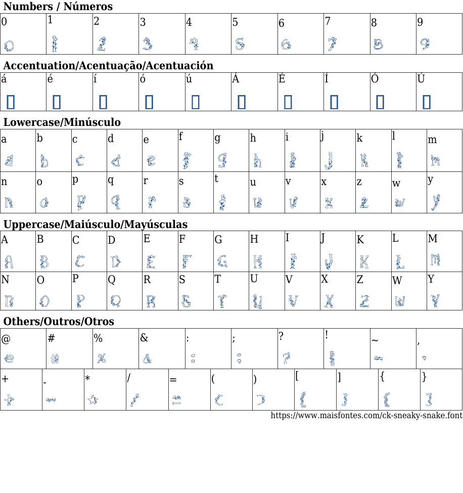 CK Sneaky Snake: Baixar Fonte Grátis | MaisFontes