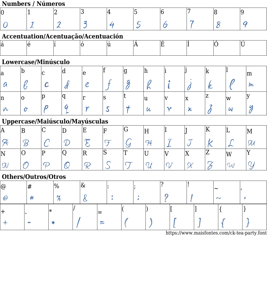 CK Tea Party: Free Font Download | MaisFontes