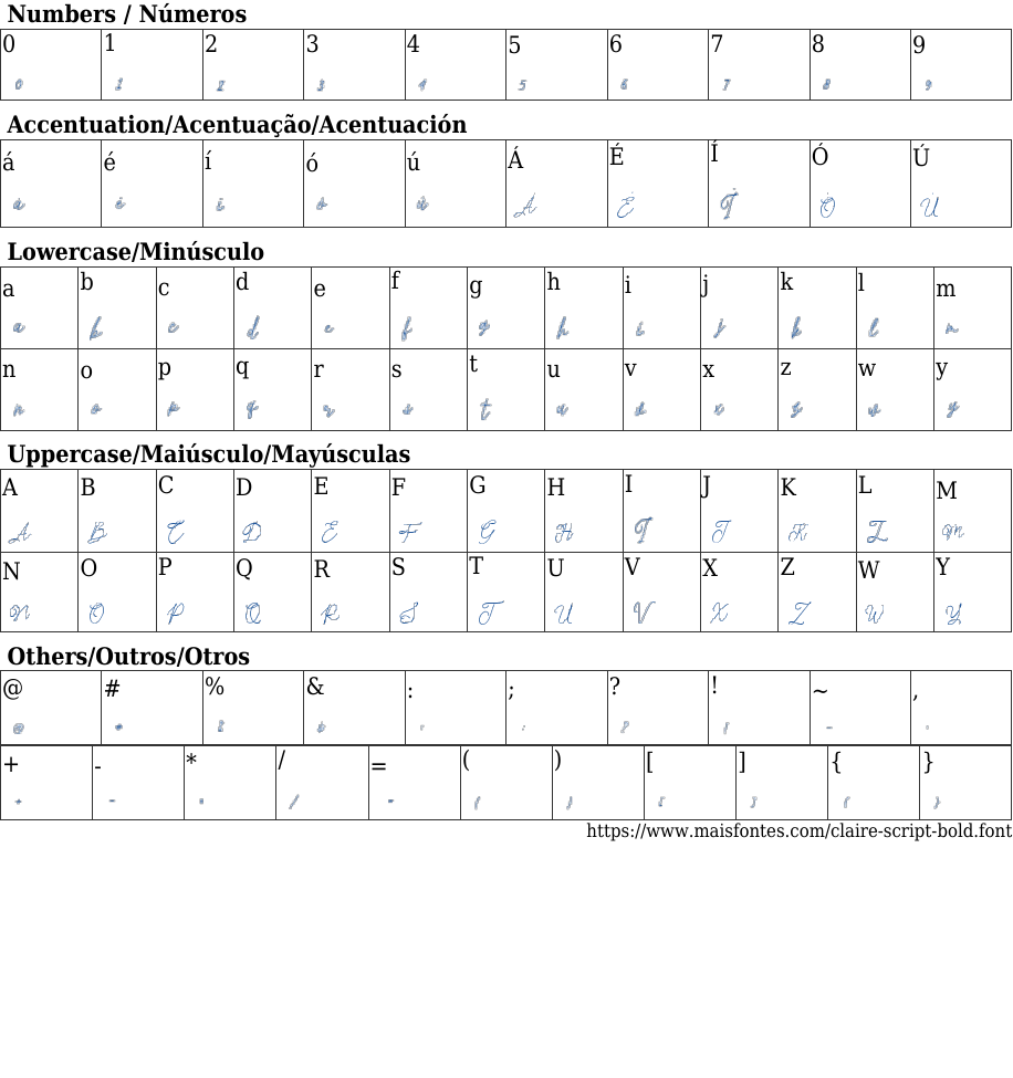 Claire Script Bold: Free Font Download | MaisFontes