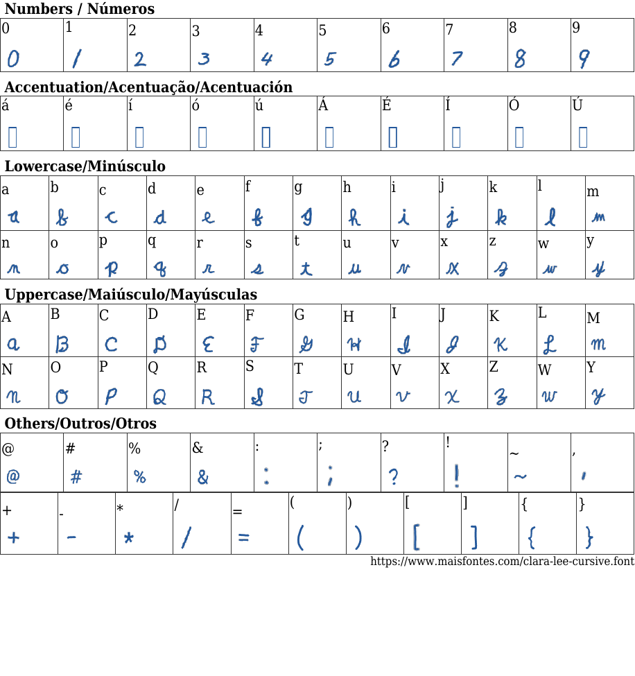 Clara Lee Cursive: Free Font Download | MaisFontes