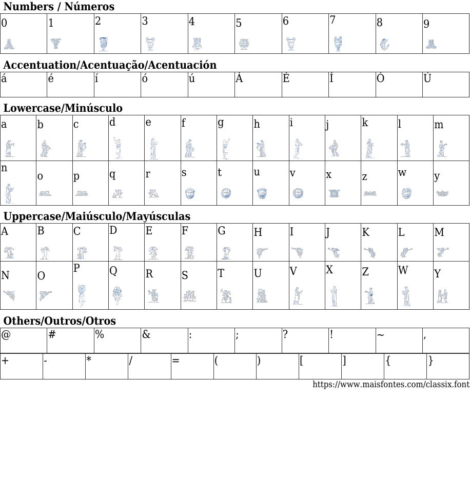 Classix: Baixar Fonte Grátis | MaisFontes