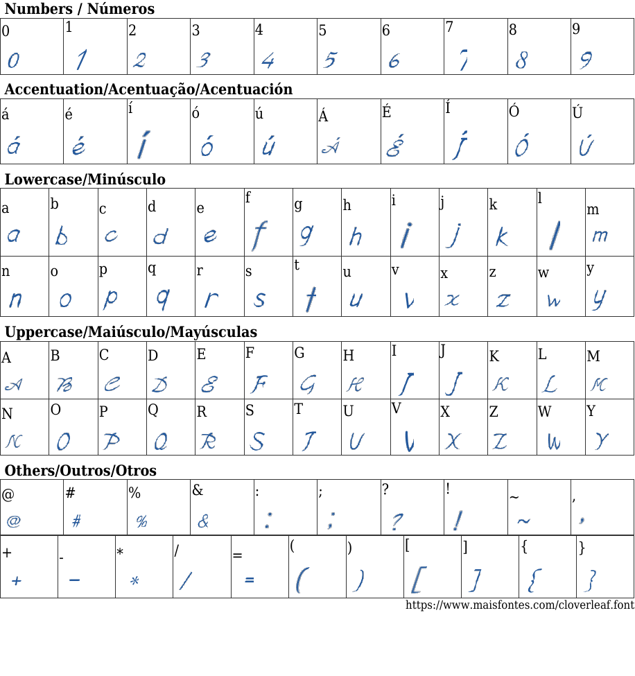 Cloverleaf: Free Font Download | MaisFontes