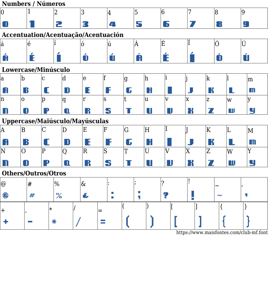 Club MF: Free Font Download | MaisFontes