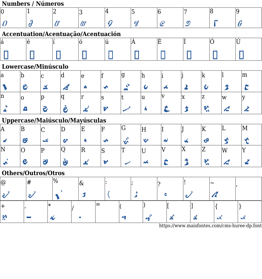 CMs Huree dp: Baixar Fonte Grátis | MaisFontes