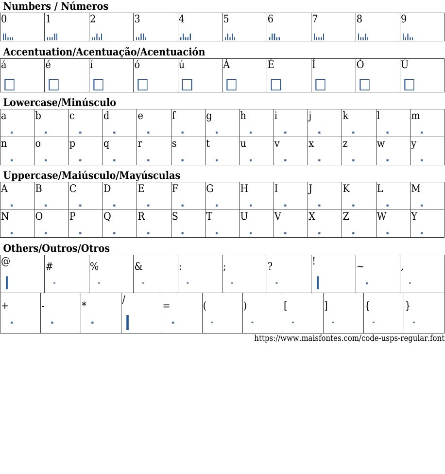 Code USPS Regular: Baixar Fonte Grátis | MaisFontes