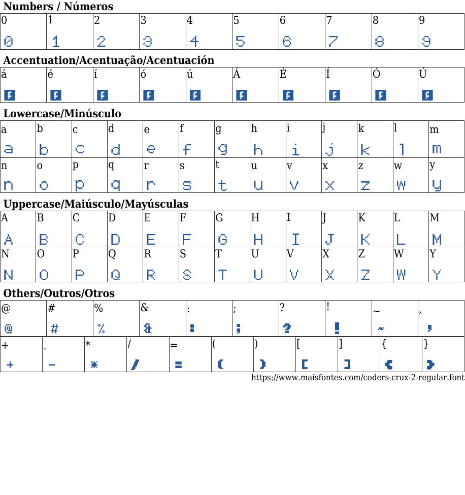 Coders Crux 2 Regular: Free Font Download | MaisFontes