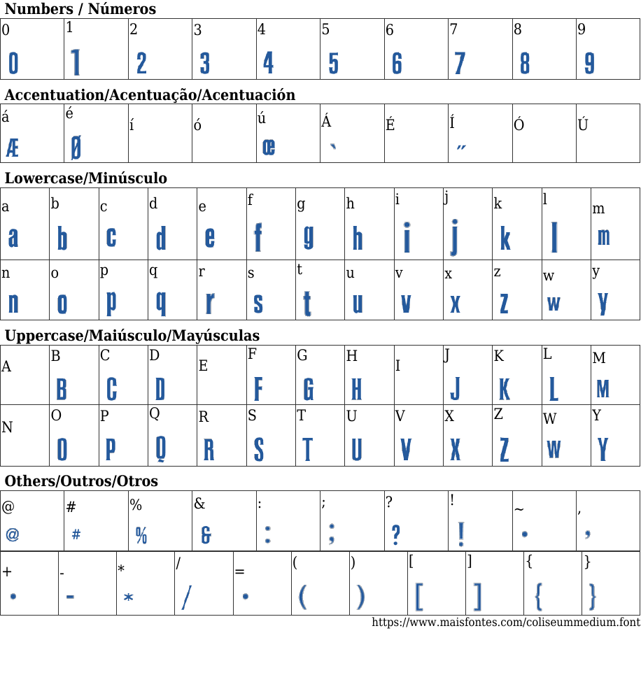 Coliseum Condensed Medium: Baixar Fonte Grátis | MaisFontes