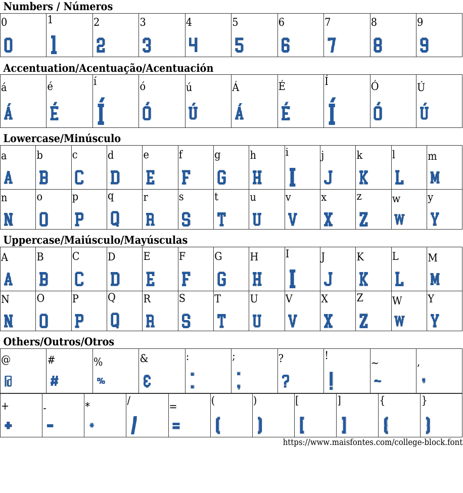 College Block: Free Font Download | MaisFontes
