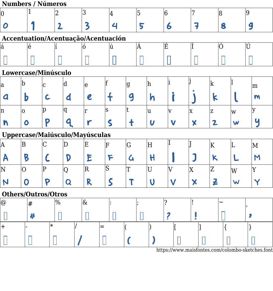 Colombo sketches: Baixar Fonte Grátis | MaisFontes