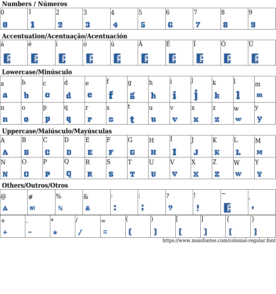 Colonial Regular Font: Free Download | MaisFontes