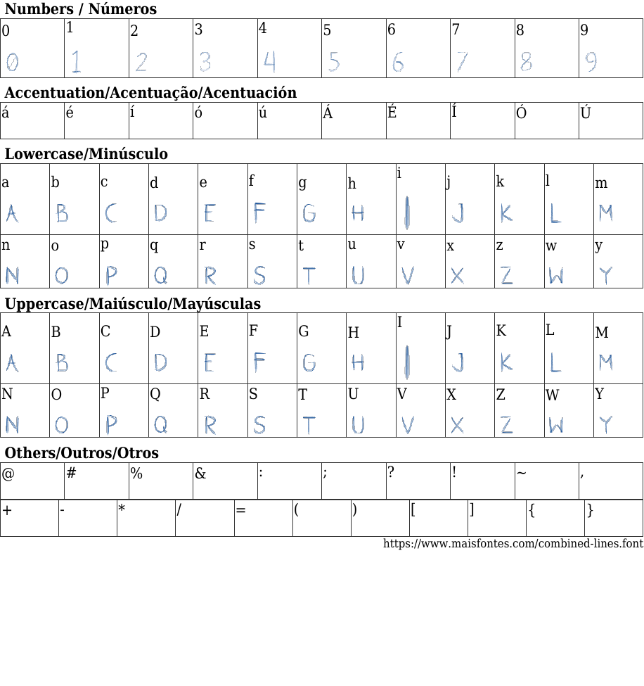 Combined Lines Font: Free Download | MaisFontes