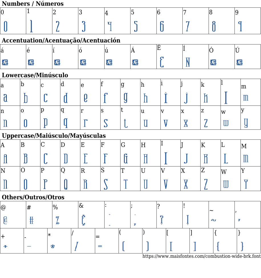 Combustion Wide BRK: Free Font Download | MaisFontes