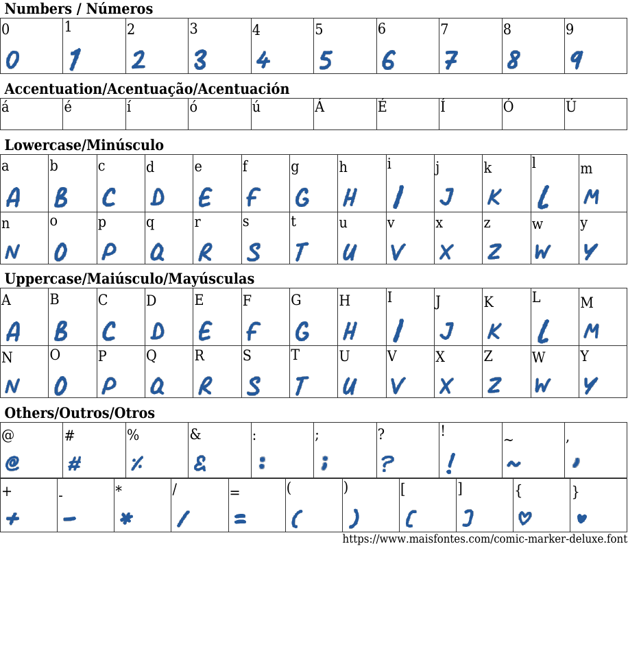 Comic Marker Deluxe Font: Free Download | MaisFontes