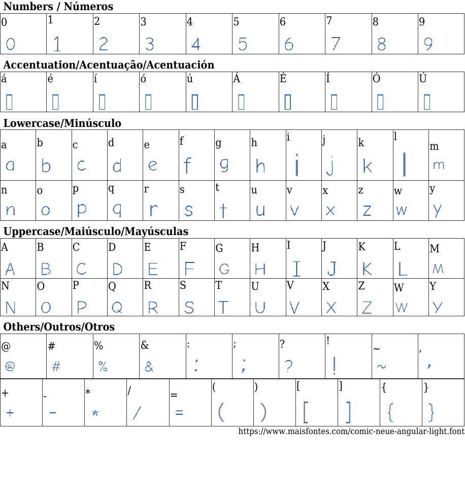 Comic Neue Angular Light: Free Font Download | MaisFontes