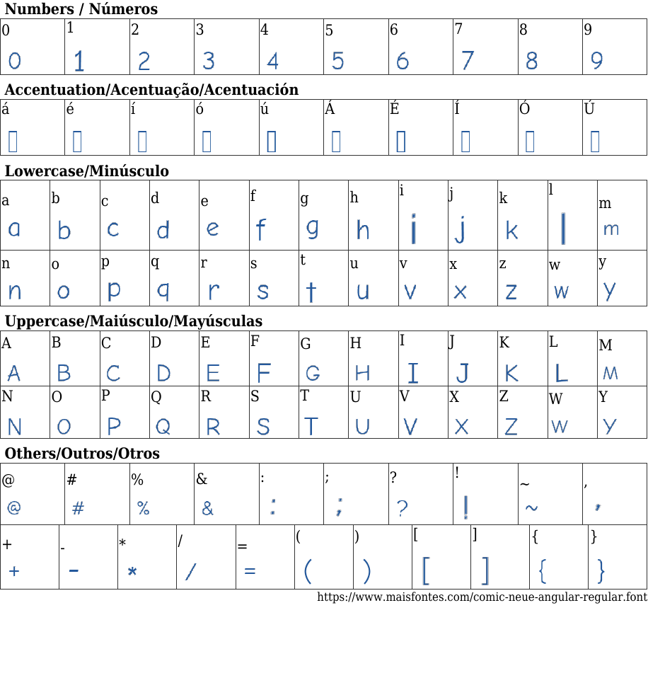 Comic Neue Angular Regular: Baixar Fonte Grátis | MaisFontes