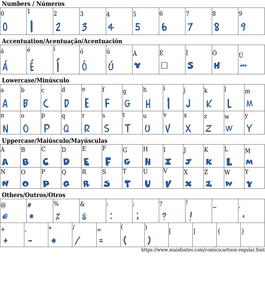 Comics CarToon Regular: Free Font Download | MaisFontes