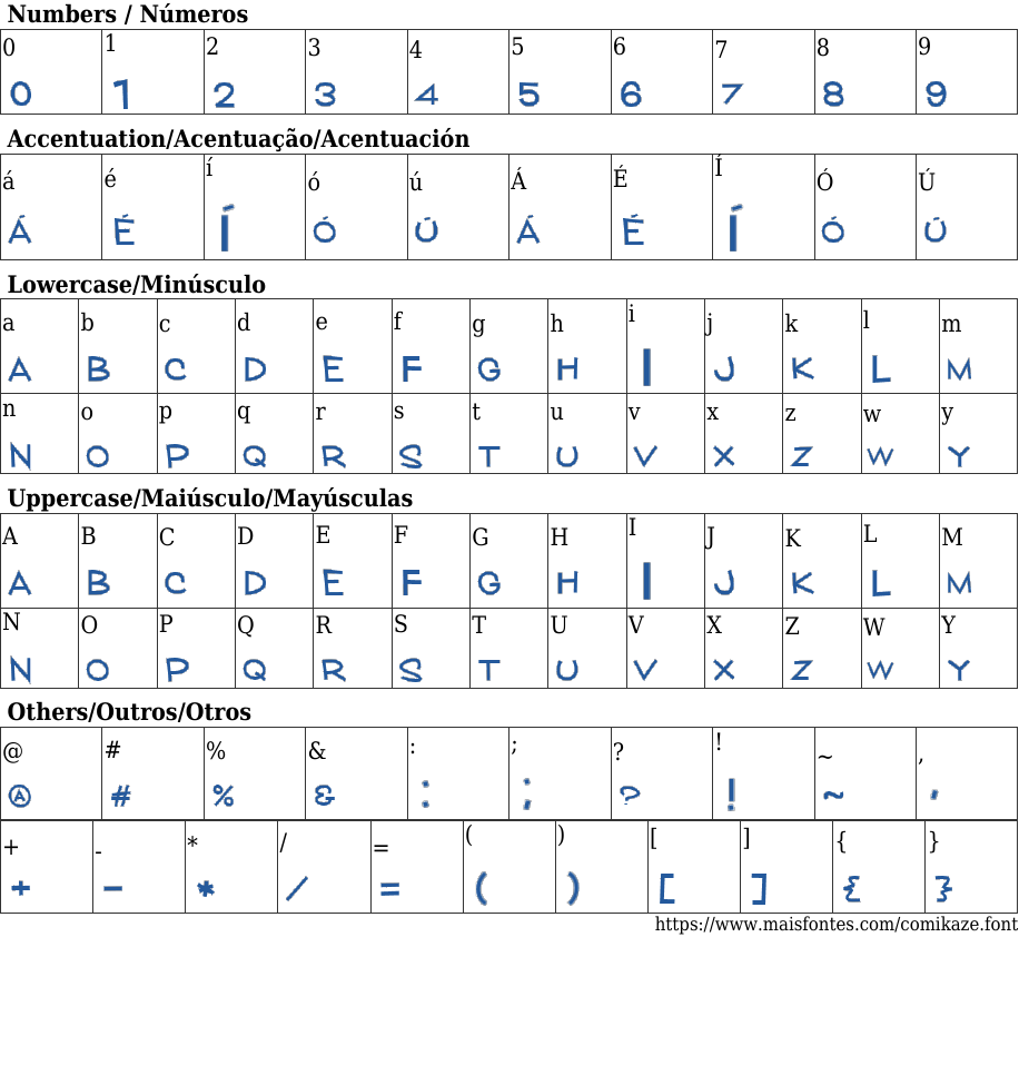 Comikaze Font: Free Download | MaisFontes