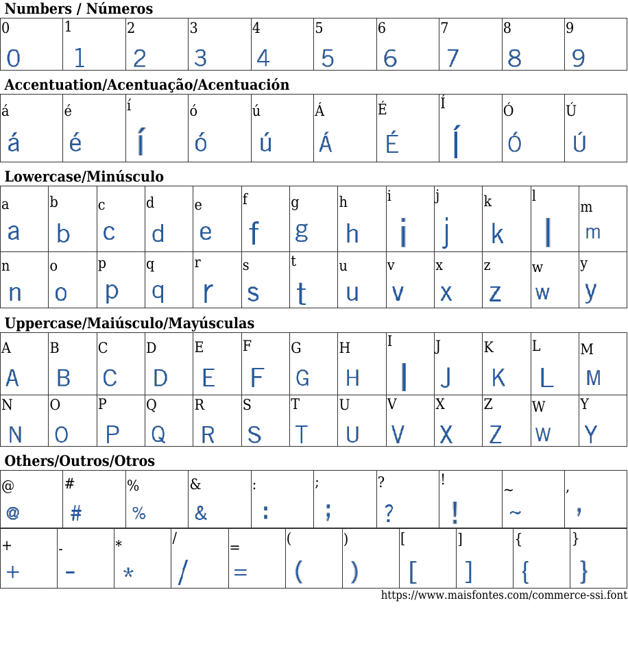 Commerce SSi: Free Font Download | MaisFontes